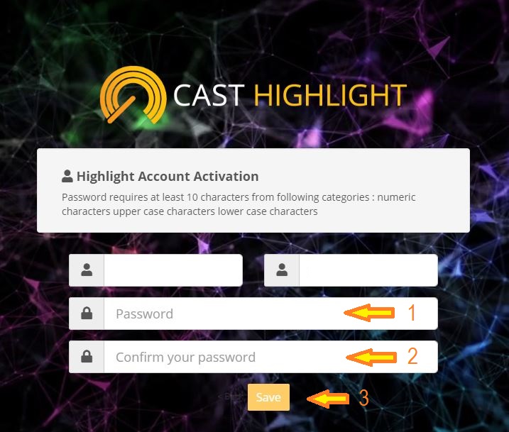 CAST HIGHLIGHT - Portal - Registration - How to Activate Your New ...